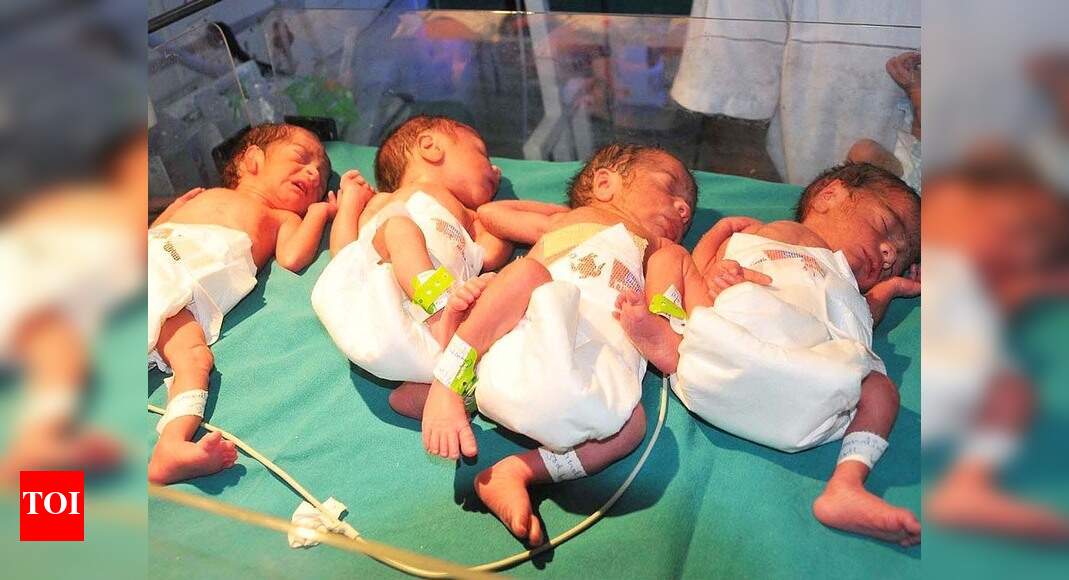 Quadruplets BIRTH: Bharuch woman gives birth to quadruplets | Surat ...