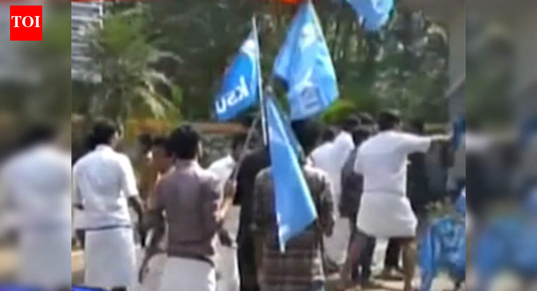 Kerala student’s suicide: Protest march turns violent