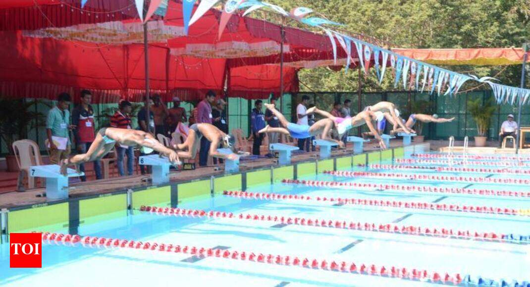 Touchpads at swimming pool ensure precise timekeeping | Hubballi News ...