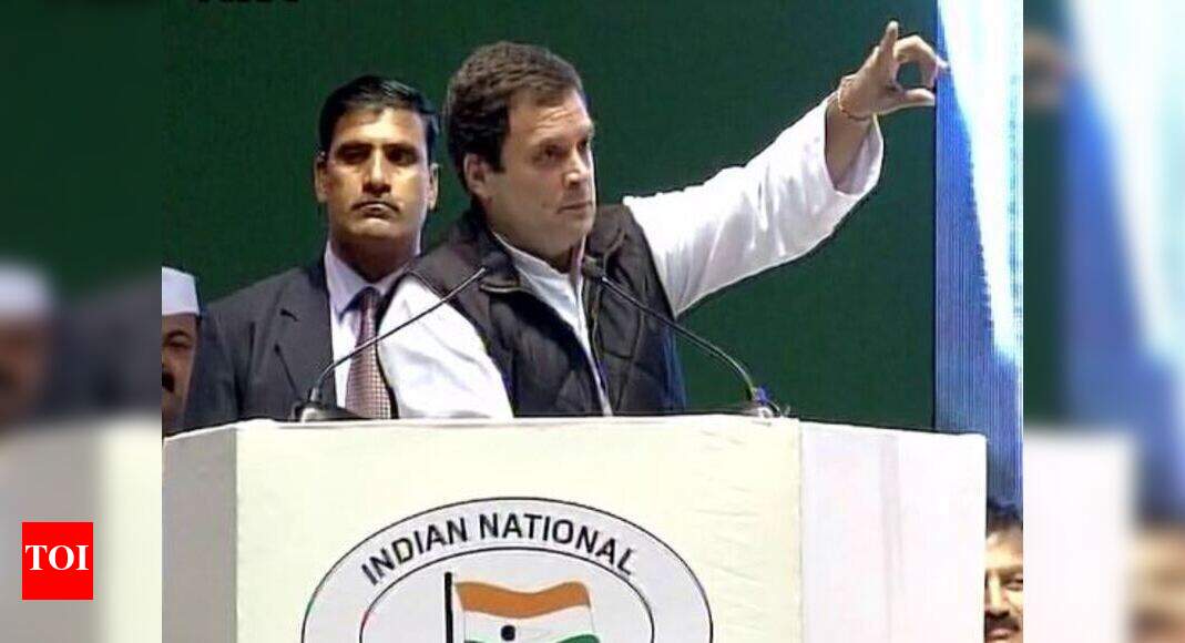 Rahul Gandhi: Rahul Gandhi: BJP induces fear, incites anger; Our ...