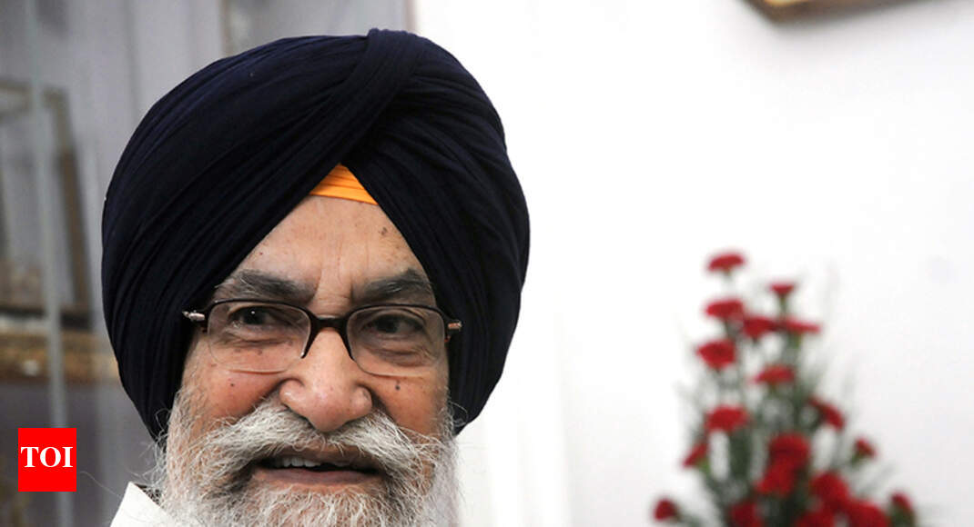 Surjit Singh Barnala: Former Punjab Chief Minister Surjit Singh Barnala ...