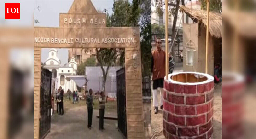 Noida: Kalibari celebrates Poush Mela, temple ground turns into ethnic ...