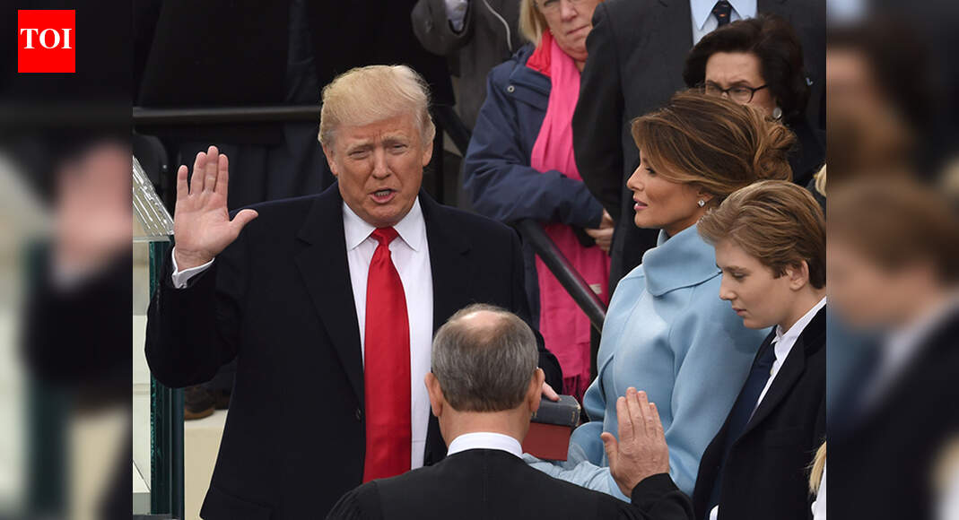 US President Donald Trump's swearing-in ceremony