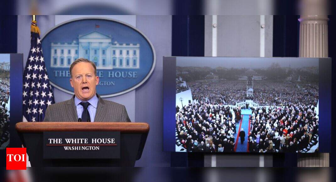 After he lies, Donald Trump's press secretary inspires memes, thousands ...