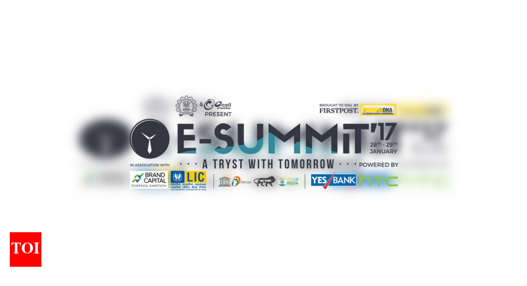 IIT-Bombay E-Summit to be held on January 28-29 - Times of India