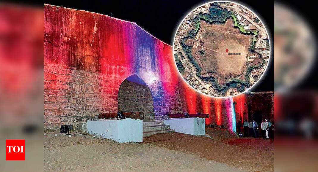 Quilla Gadda Fort: Jagitial’s 17th century star-shaped fort shines ...
