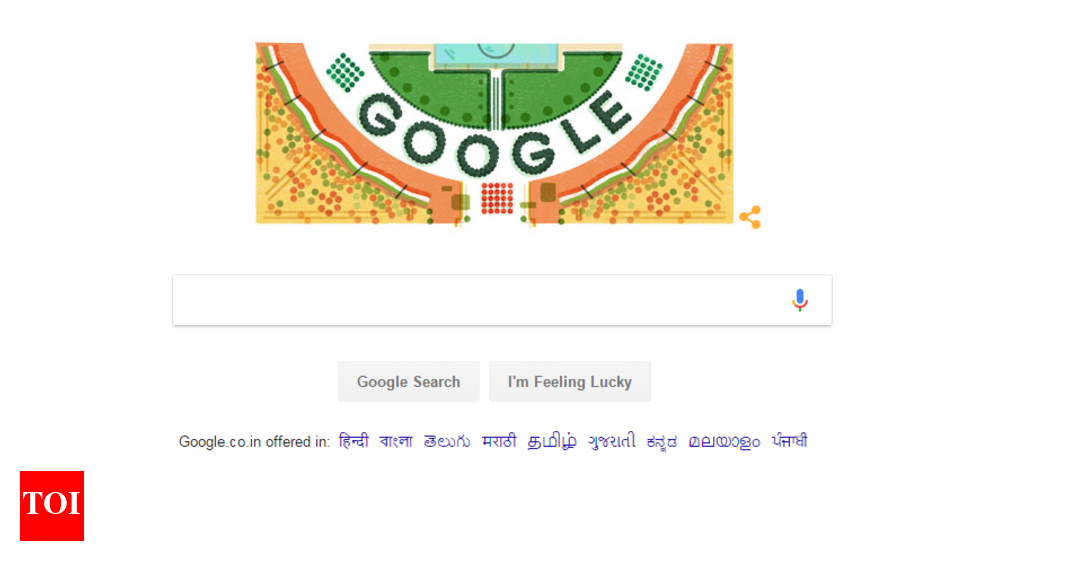 Republic Day: Google shows special stadium doodle | India News - Times ...