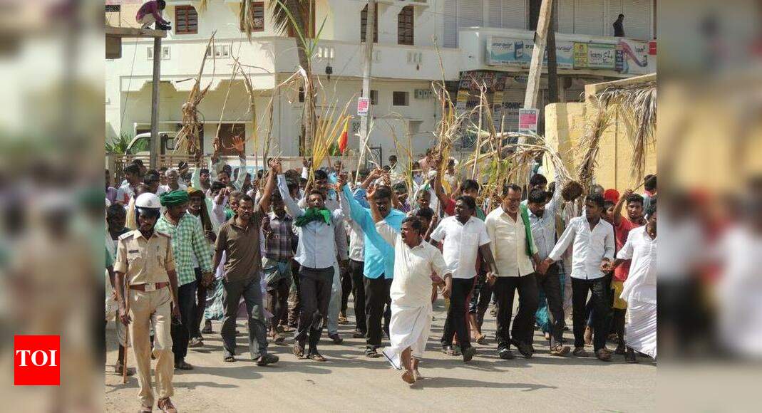A day after, 12 farmers booked for damaging tahsildar’s office ...