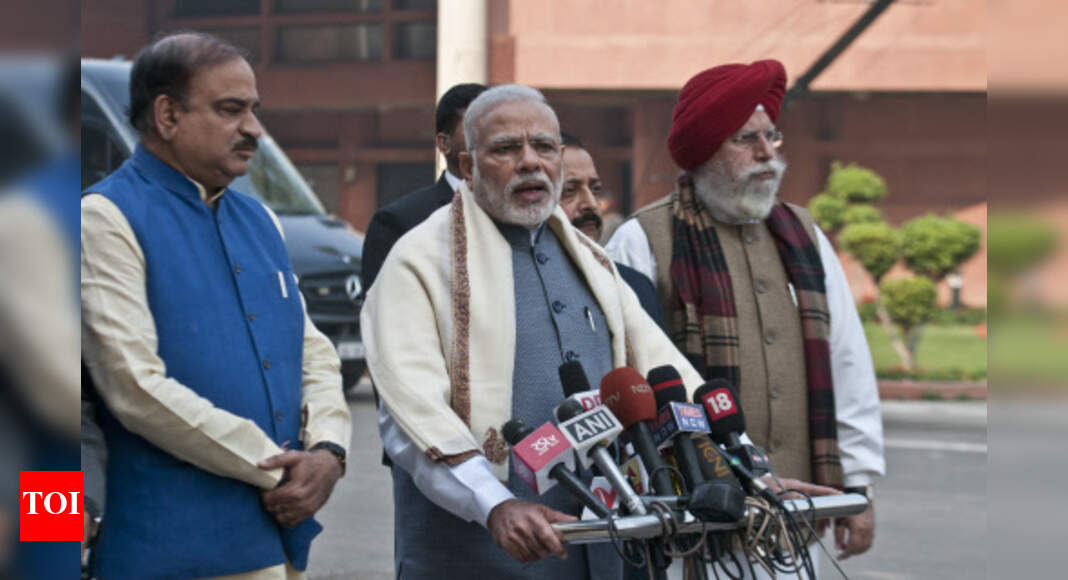 PM Modi to allies: Speak in one voice inside and outside House | India ...