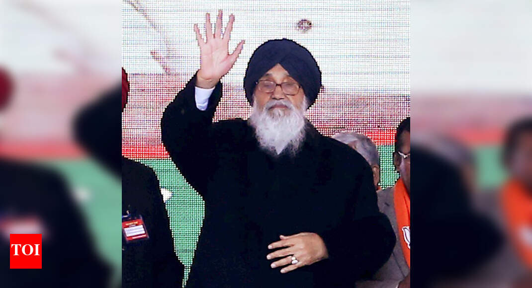 Parkash Singh Badal | Punjab Election News - Times of India