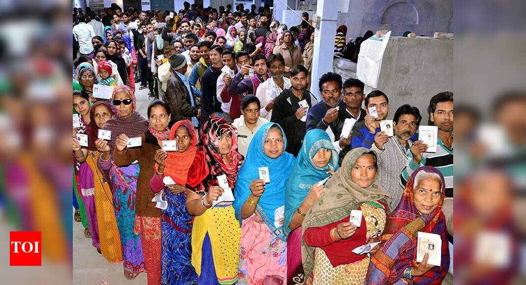 UP Elections 2017: 64% voter turnout in first phase of UP elections: EC ...