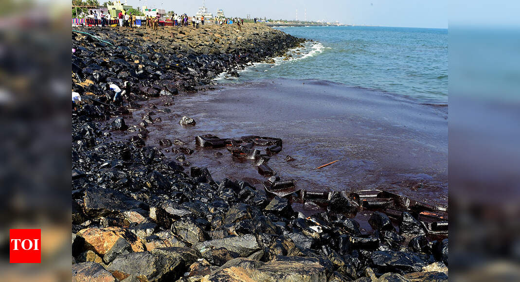 Oil Spill In Chennai: Oil traces in the sea will continue to pollute ...