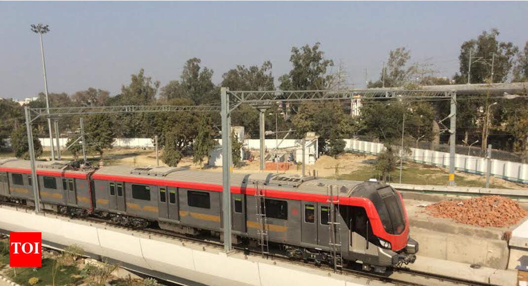 Lucknow metro: Lucknow Metro achieves maximum speed certificate of 90 ...