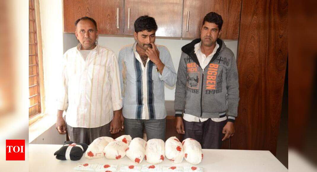 NCB team nab 3 with 6 kg charas worth Rs 30 lakh | Rajkot News - Times ...