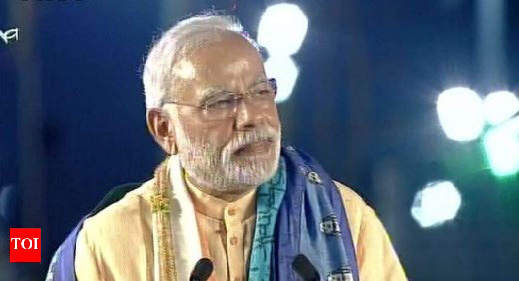 PM Modi unveils 112 feet tall Shiva statue: Highlights | India News ...