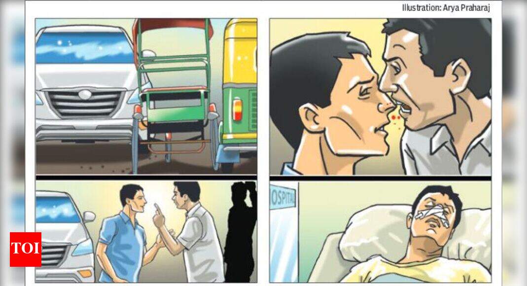 Road rage: Delhi trader's nose bitten off | Delhi News - Times of India