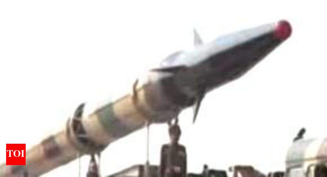 Agni-1 short range ballistic missile successfully test-fired | India ...