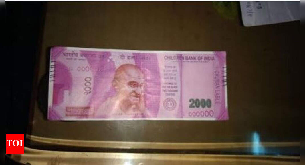 Fake Currency Notes: Meerut ATM 'dispenses' Rs 2,000 'Children Bank of ...