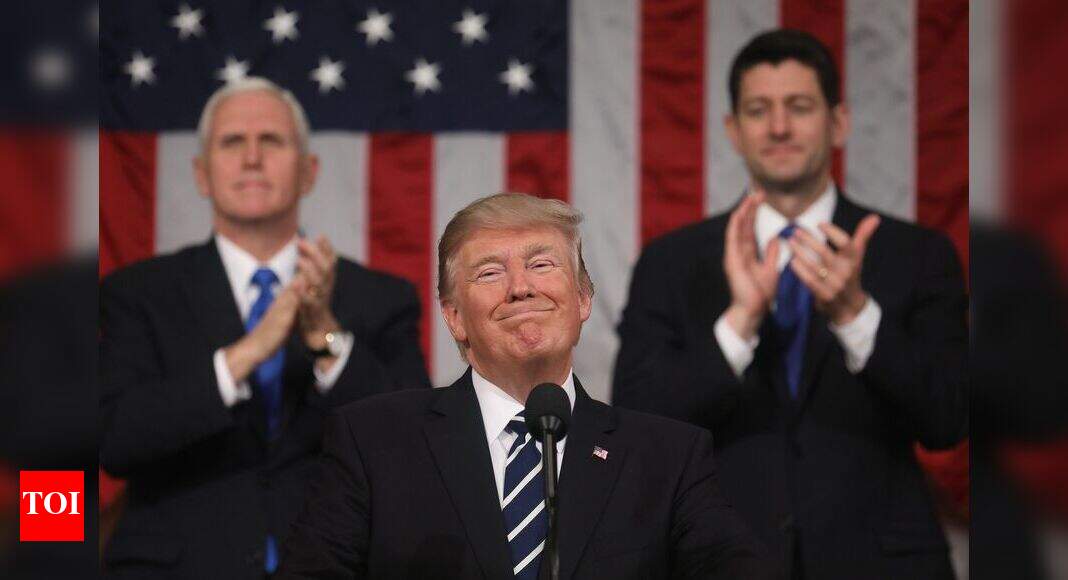 Donald Trump's maiden address to US Congress: Top 10 quotes - Times of ...