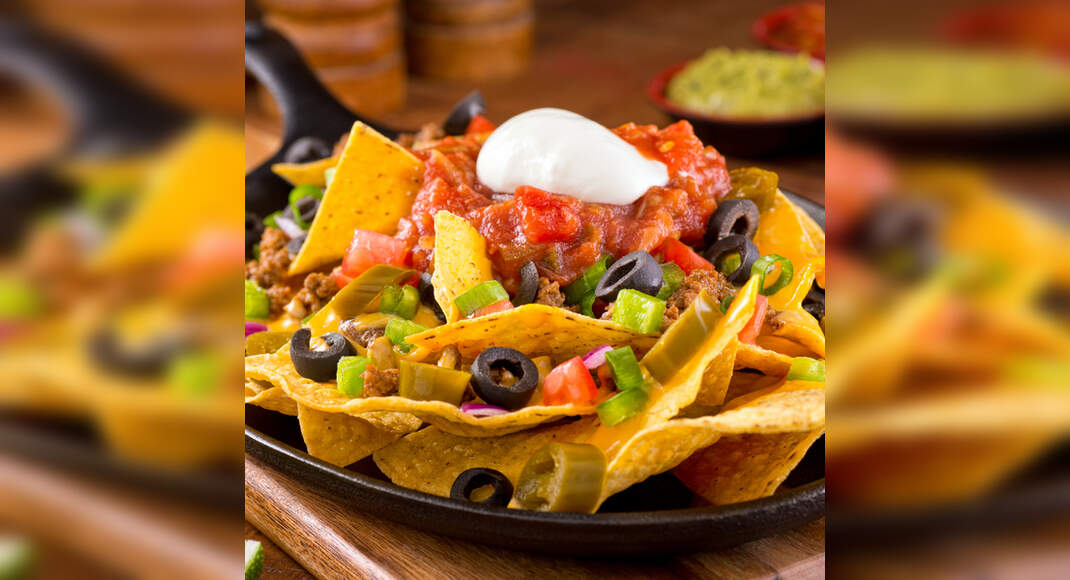 Macho Nachos Recipe: How to Make Macho Nachos Recipe | Homemade Macho ...