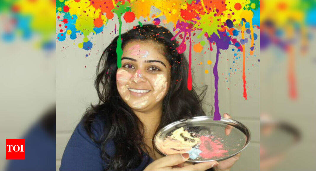 Holi Special: DIY face mask - Times of India