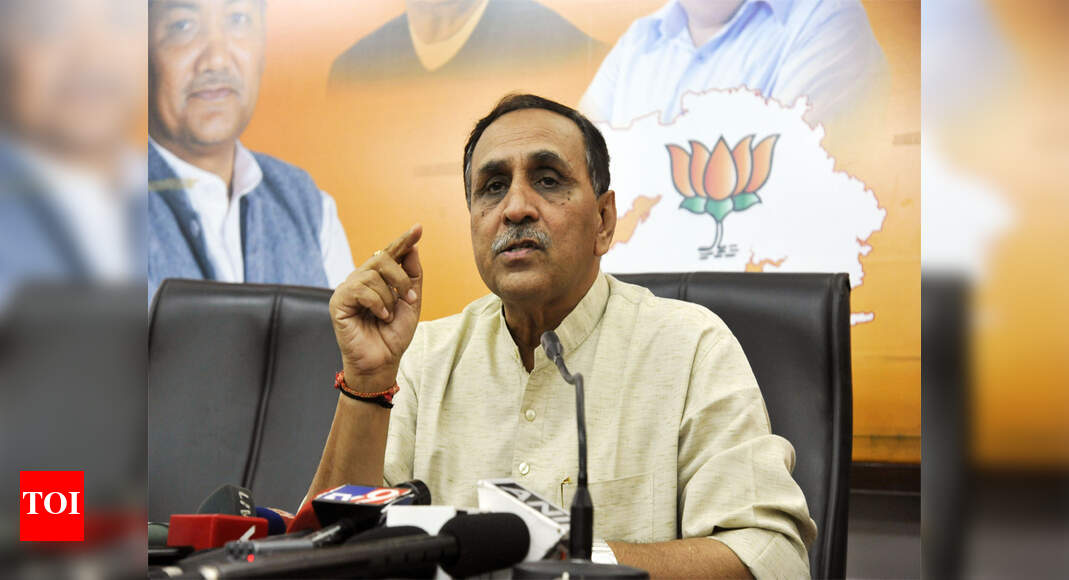 Vijay Rupani: Narendra Modi tells Vijay Rupani to aim for 149-seat ...