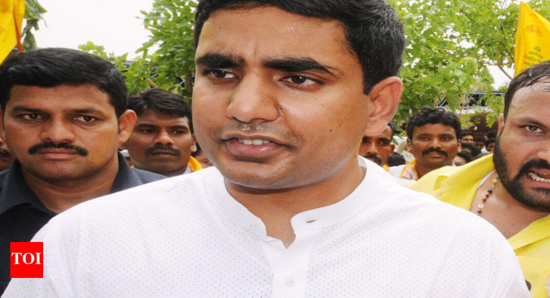 Lokesh declares Rs 329 crore, family is worth Rs 400 crore | Vijayawada ...