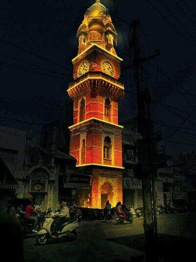 Vadodara monuments to be illuminated | Vadodara News - Times of India