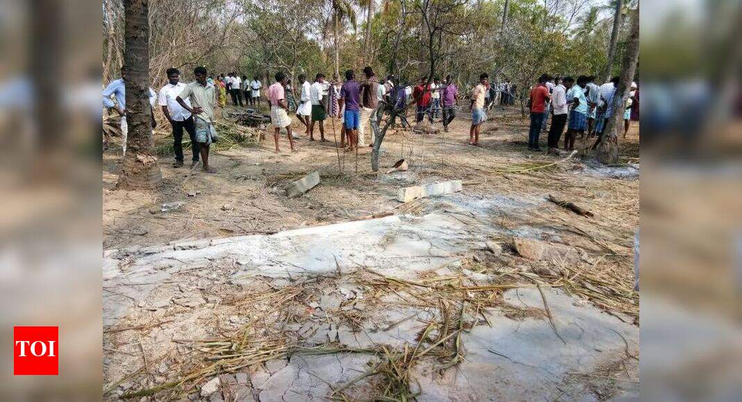 Two held for Illegal cracker unit blast near Vellore | Chennai News ...