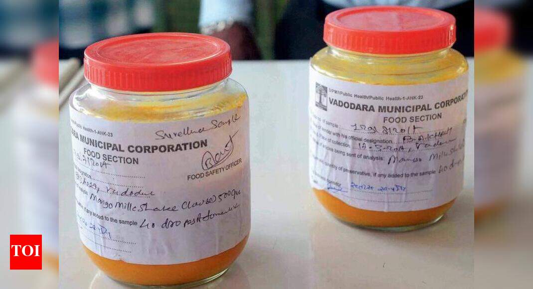 110 kg stale mango juice destroyed | Vadodara News - Times of India