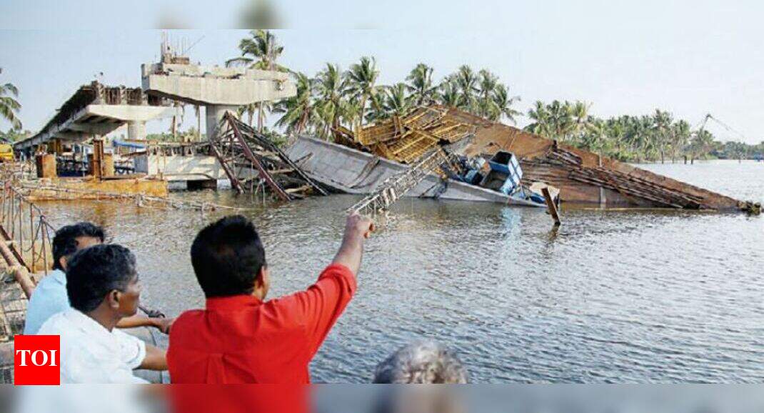 Pizhala's dream bridge goes down | Kochi News - Times of India
