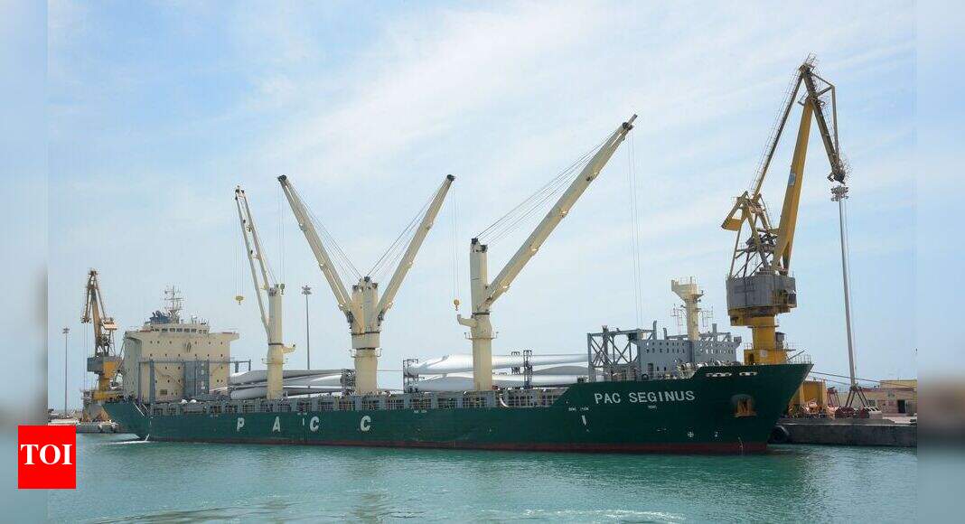 V.O.Chidambaanar Port surpassed previous traffic record - Times of India