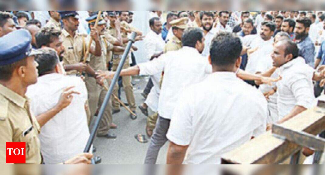 KSU: Kerala Student's Union members hurt during election clash | Kochi ...