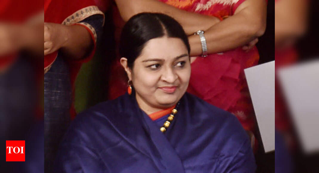 Jayalalithaa: Jayalalithaa's niece Deepa Jayakumar declares assets ...