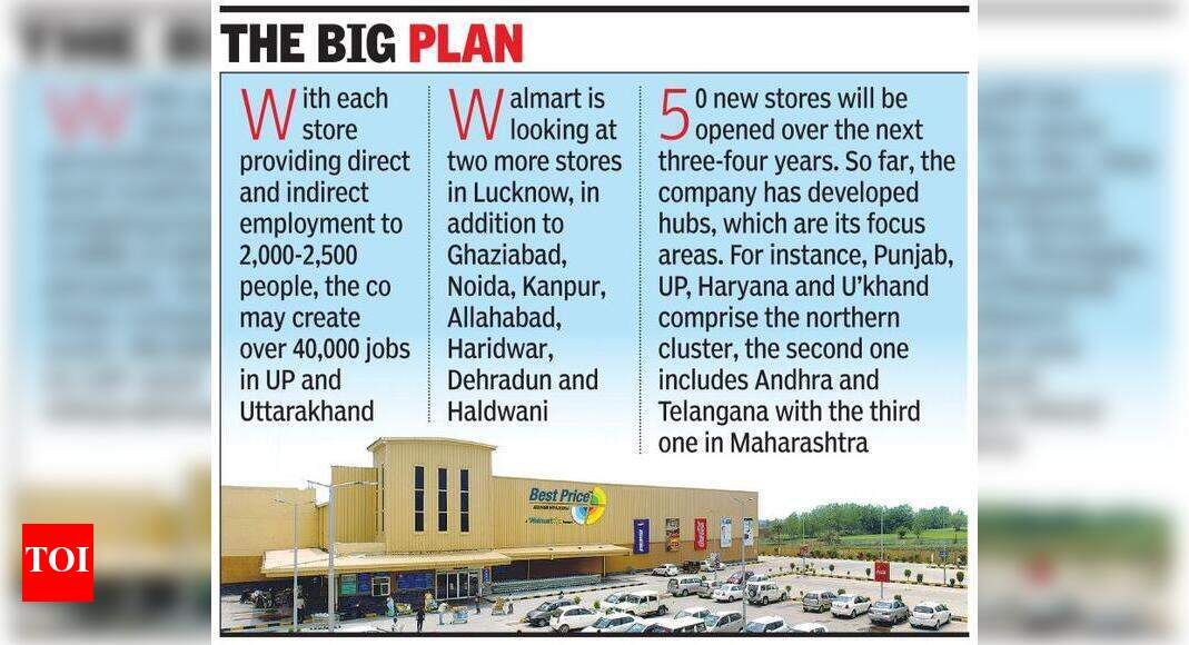 Walmart to open half of 50 new stores in UP, U’khand - Times of India