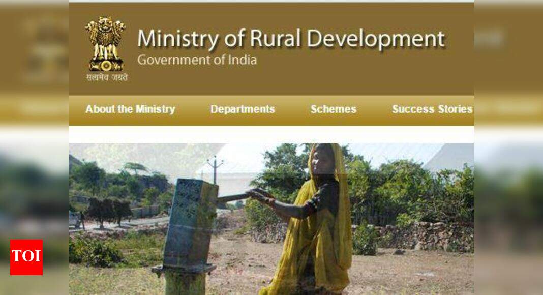 System to monitor rural development schemes in place: Govt - Times of India