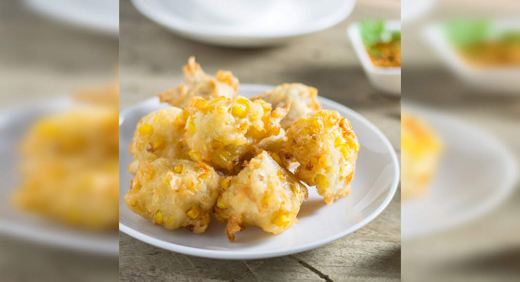 Corn Balls Recipe: How to Make Corn Balls Recipe | Homemade Corn Balls ...