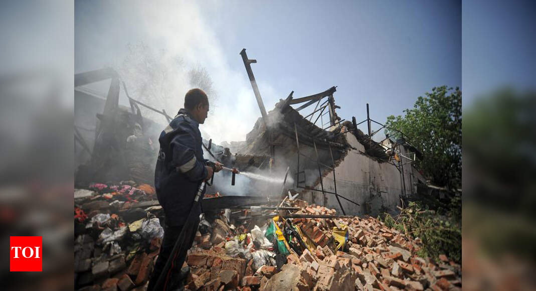 World Heritage City: Building collapses after cylinders explode ...
