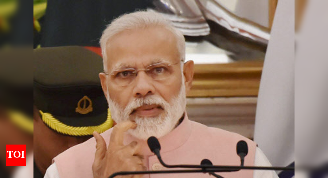 PM Modi takes a veiled swipe at Pakistan | India News - Times of India PM Modi takes a veiled swipe at Pakistan | India News - Times of India