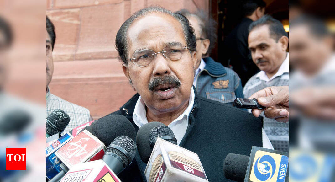 Veerappa Moily: 'It is his personal opinion': Veerappa Moily isolated ...