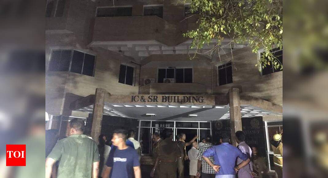 Fire At Iit Madras: Fire breaks out in IIT Madras building, 20 ...