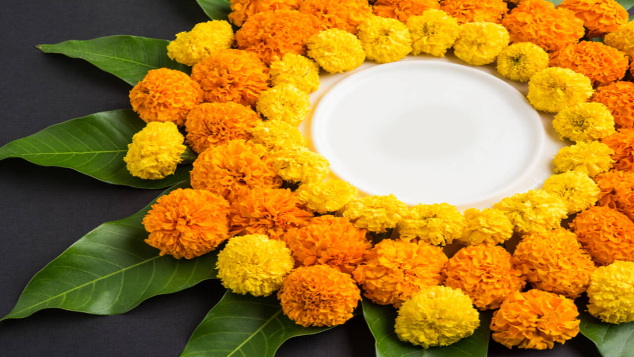 Easy Flower Rangoli Designs For Competition | Best Flower Site