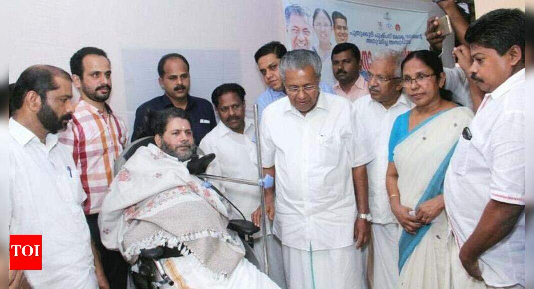 Pushpan presented with custom-made assistive system | Kozhikode News ...