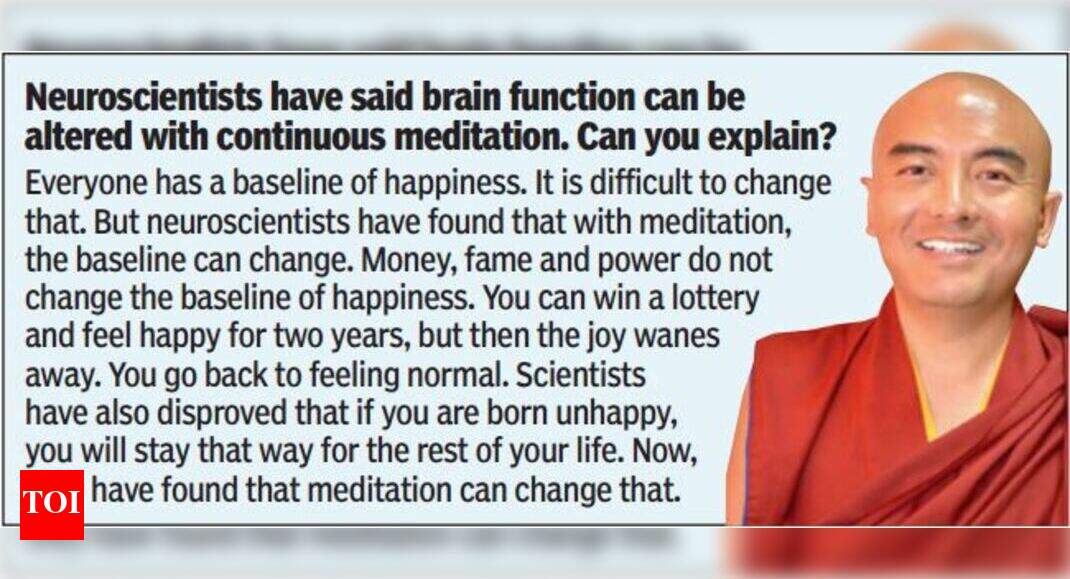 Buddhist: Science has proved that meditation can improve quality of ...