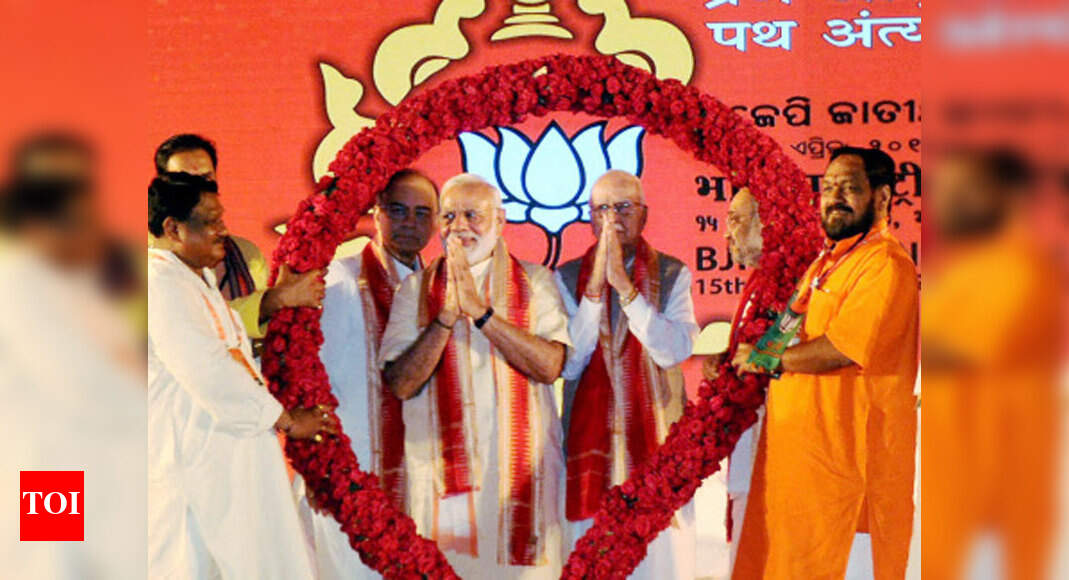 PM Modi's roadshow raises BJP hopes in Odisha | India News - Times of India