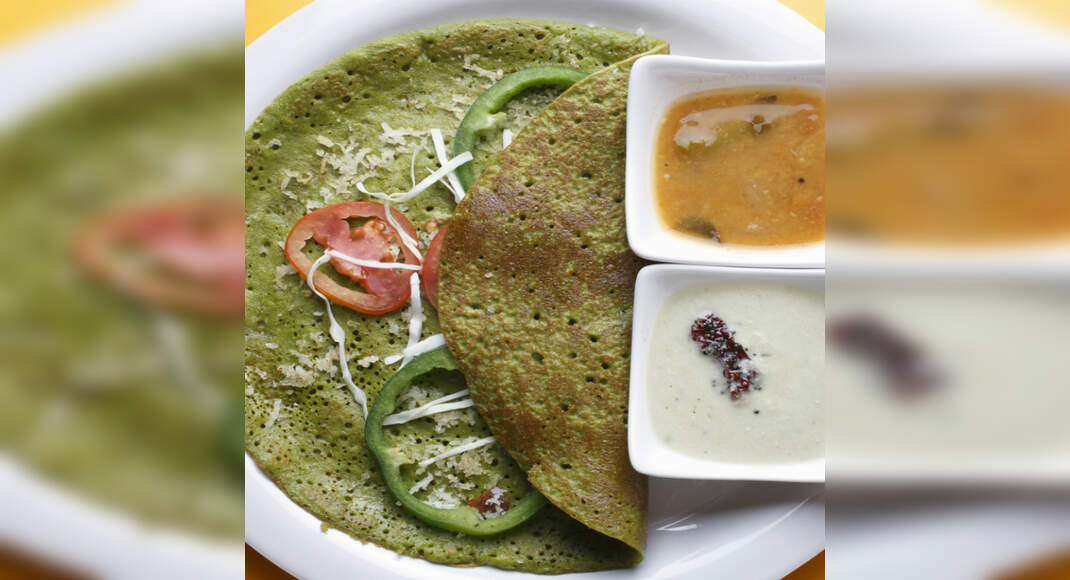 Palak Dosa Recipe: How to Make Palak Dosa Recipe | Homemade Palak Dosa ...