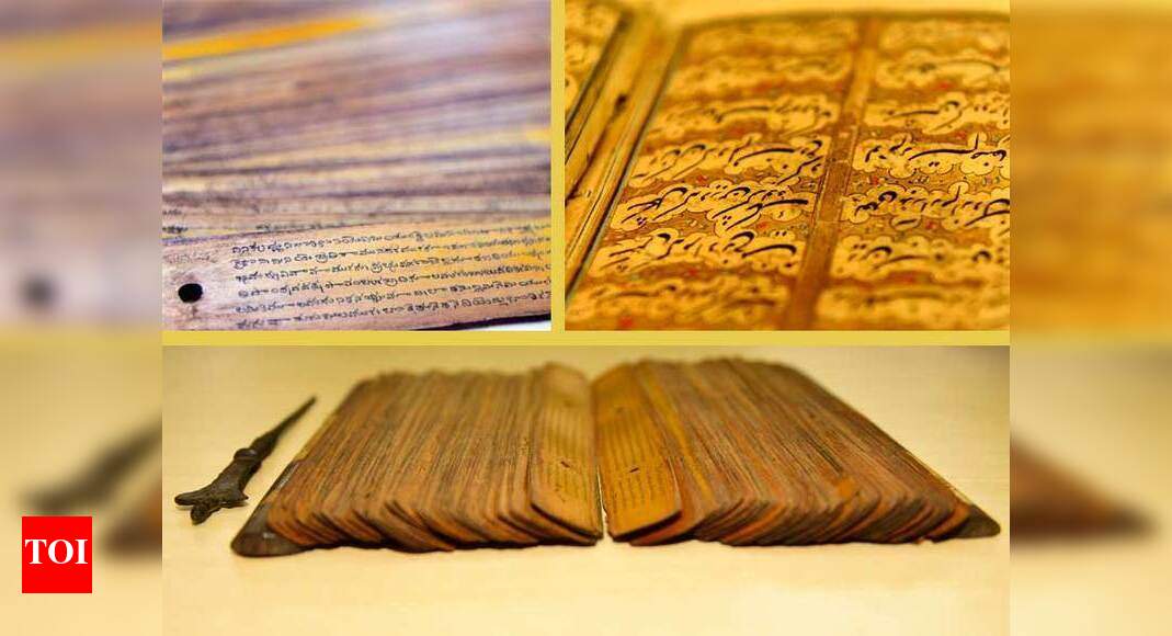 Rare Manuscripts Of Osmania University Library: 1000-year-old ...