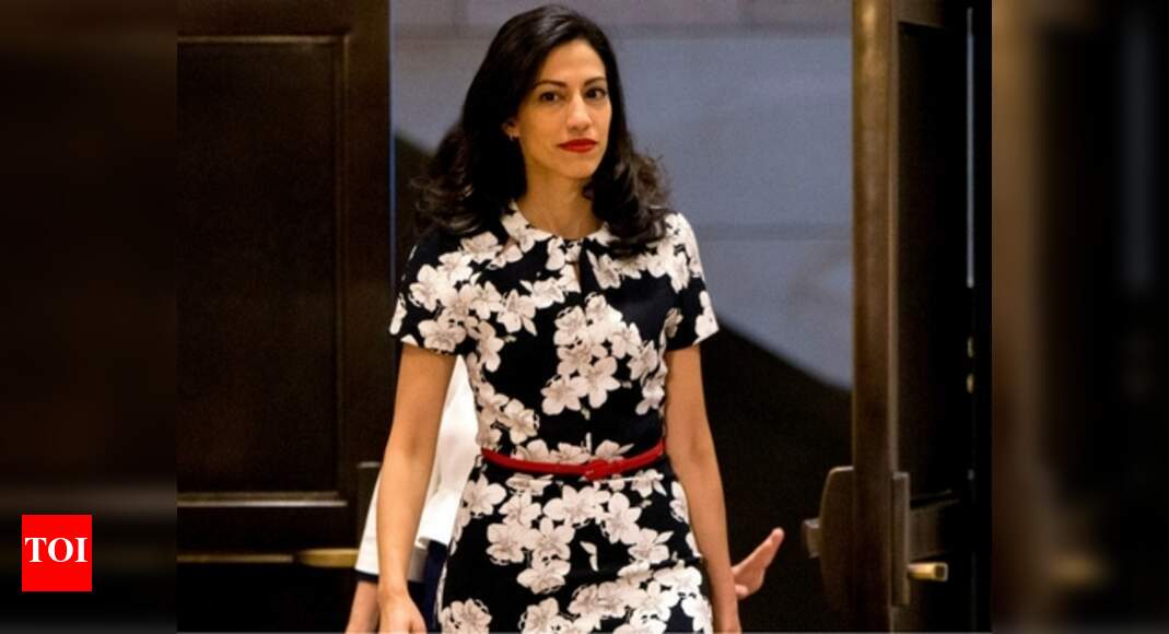 Huma Abedin prices her tell-all memoir at $2 million - Times of India