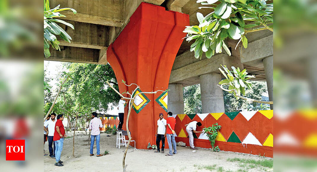 Sanjay Nagar: Citizen volunteers give Ghaziabad's Sanjay Nagar flyover ...