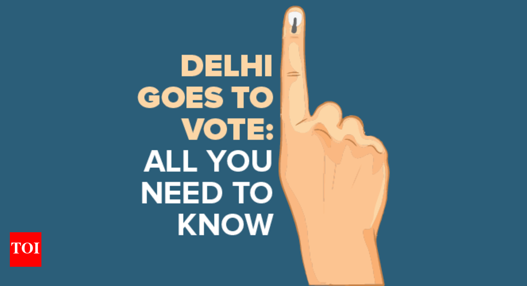 Infographic: Delhi goes to vote: All you need to know | India News ...